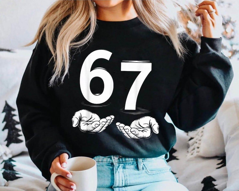 Six Seven PNG 6 7 Meme Funny Hands Viral Internet Humor 67 Trend ...