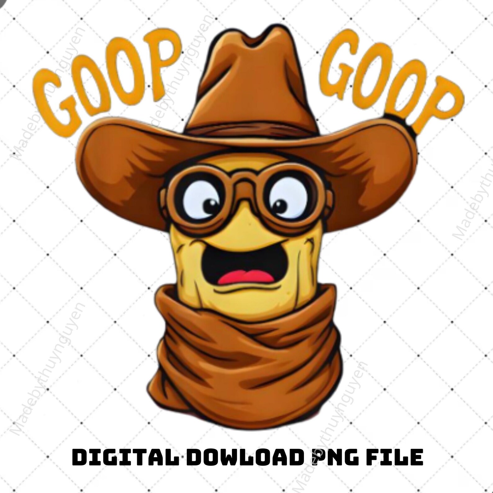 The Burnt Peanut Bungulator Goop Goop Png, Live by the Goop PNG, Funny ...