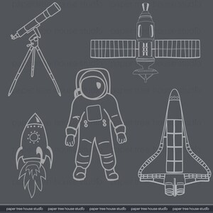 Astronaut Clipart. Space Exploration Clip Art. Rocket Ship Clip Art ...