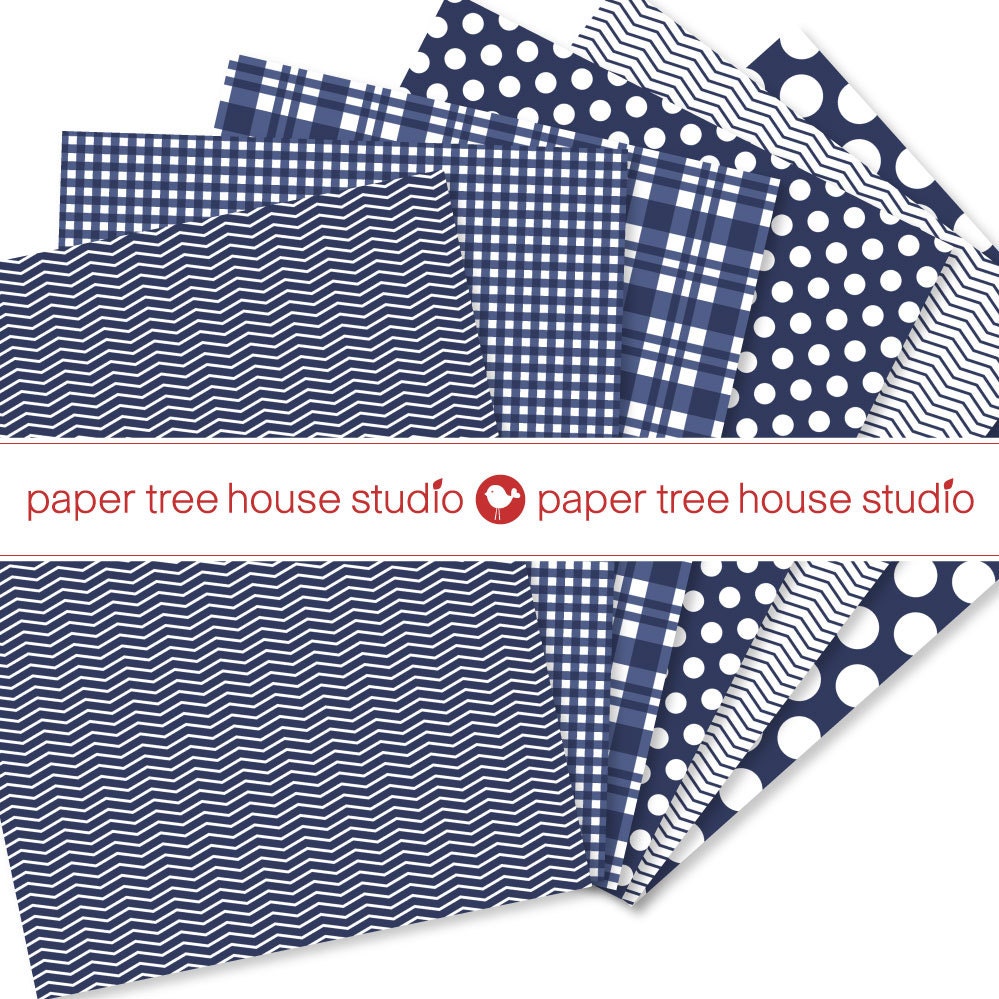 Navy Blue Digital Paper. Navy Blue Paper Pack. Polka Dot Paper. Navy ...