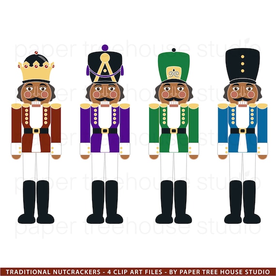 Nutcracker Clip Art. Nutcracker Clipart. Christmas Clip Art. | Etsy