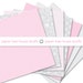 Pink Digital Paper Set. Gray Digital Paper. Quatrefoil Digital Paper ...