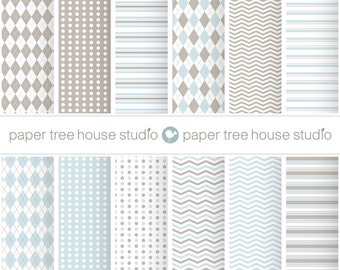 Tan Digital Paper | Etsy