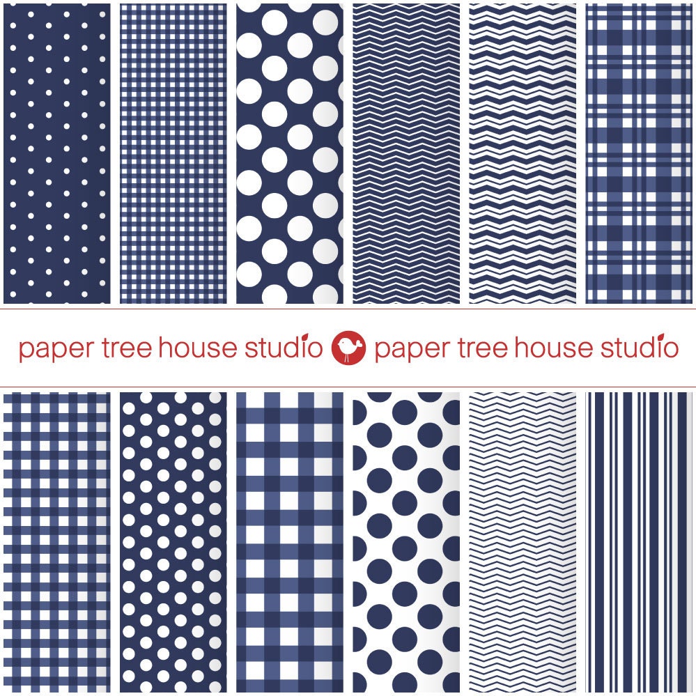 Navy Blue Digital Paper. Navy Blue Paper Pack. Polka Dot Paper. Navy ...