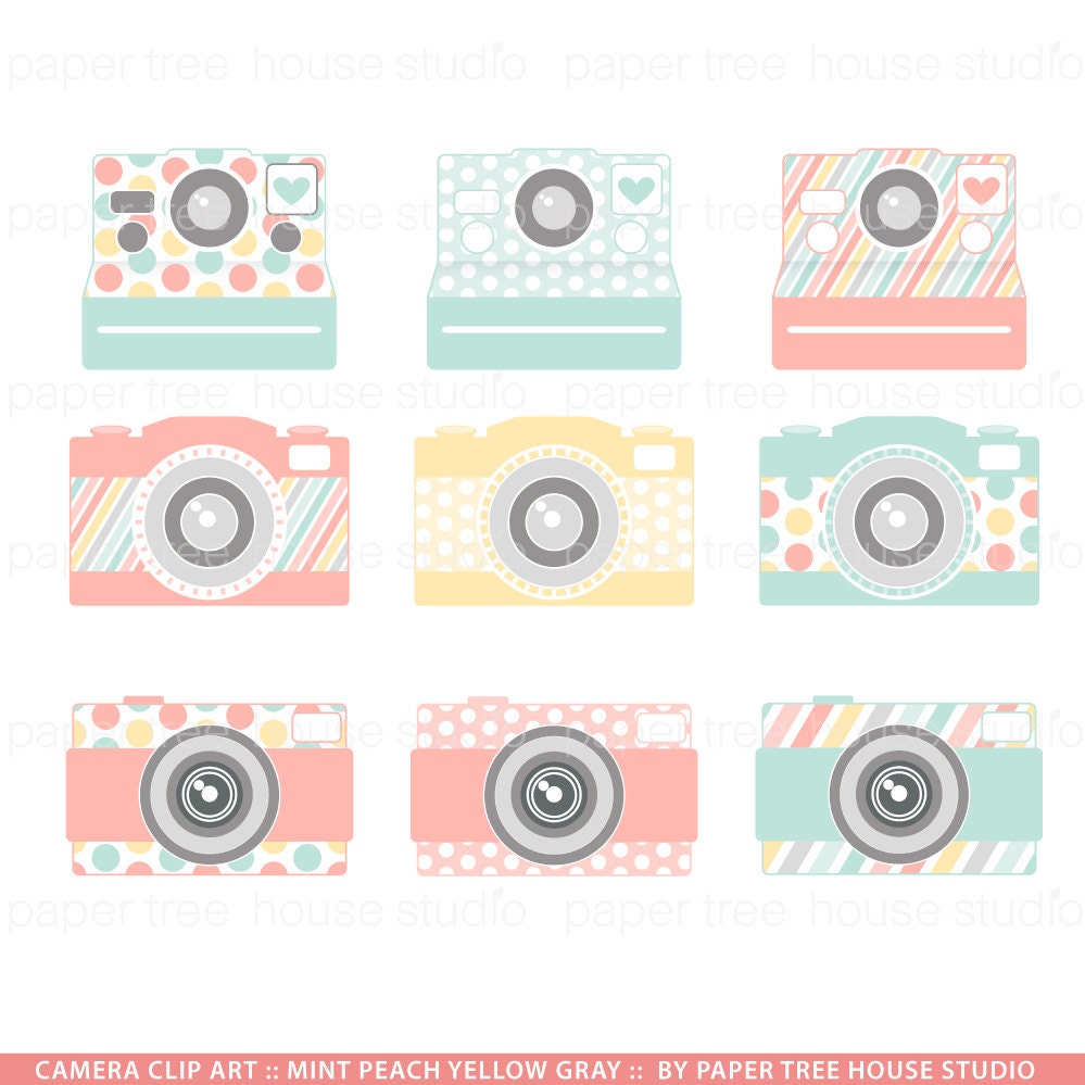 Camera Clip Art. Vintage Camera Digital Download. Photo - Etsy