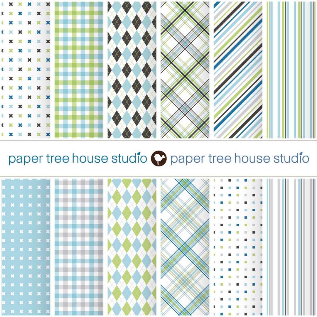 Blue Digital Paper. Green Digital Paper. Argyle Paper. Boy Digital ...