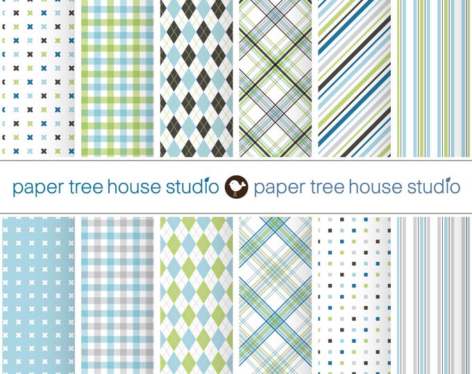 Blue Digital Paper. Green Digital Paper. Argyle Paper. Boy Digital ...