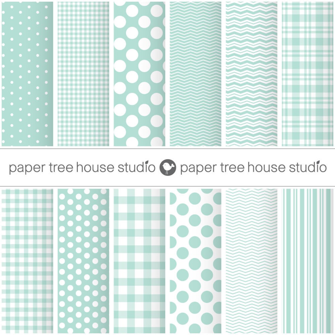 Mint Green Digital Paper. Mint Green Paper Pack. Polka Dot Paper. Mint ...