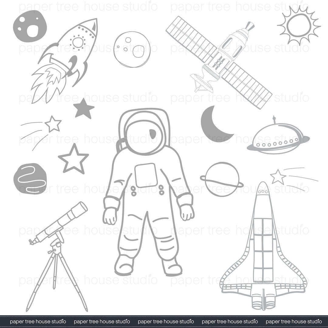 Astronaut Clipart. Space Exploration Clip Art. Rocket Ship Clip Art ...
