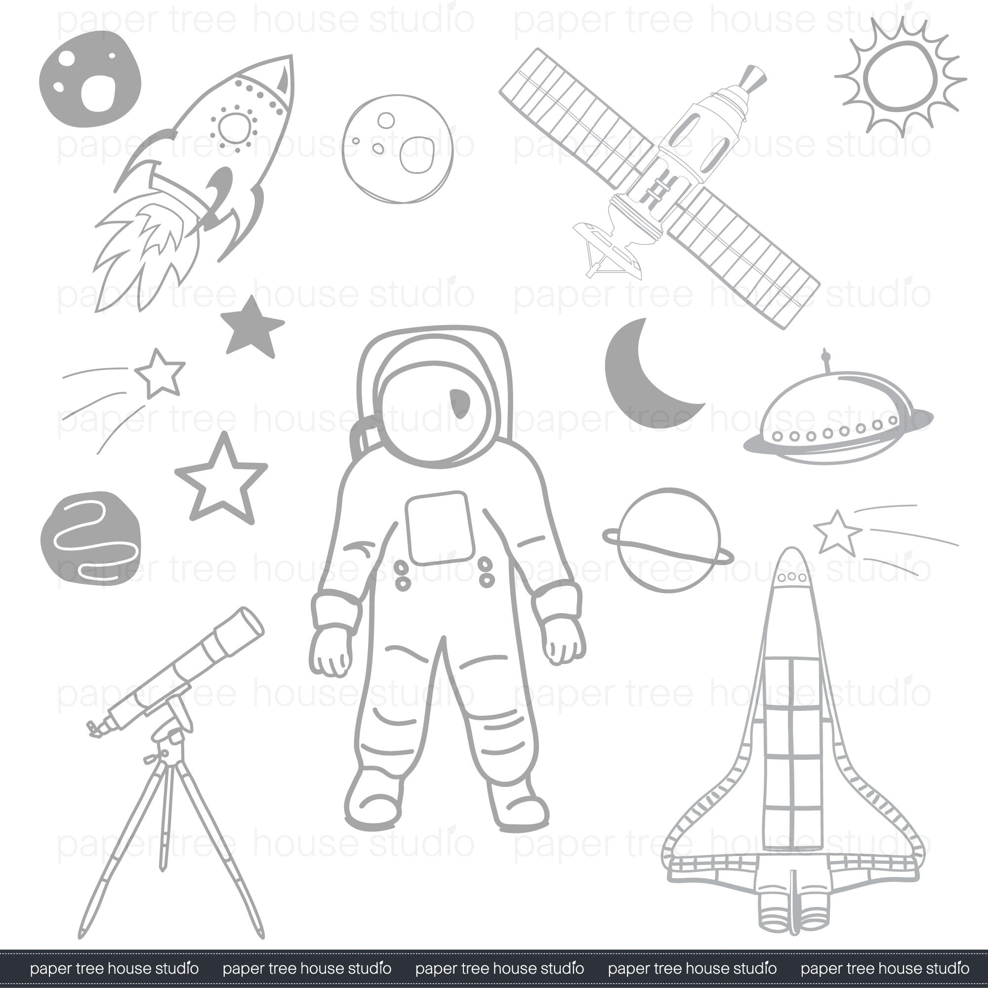 Clip Art Space Exploration