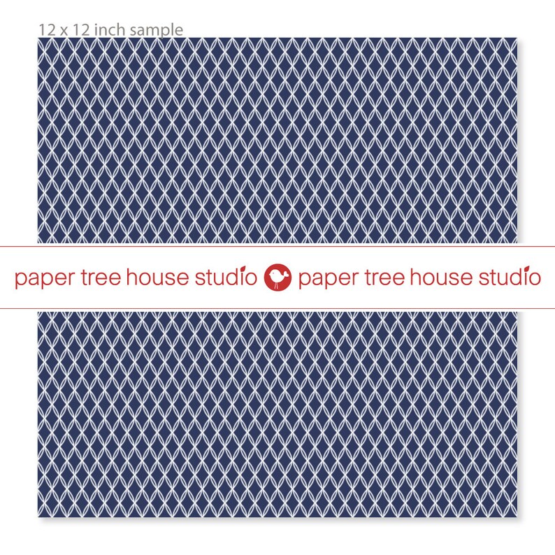 Navy Digital Paper. Blue Digital Paper Pack. Nautical Paper. - Etsy