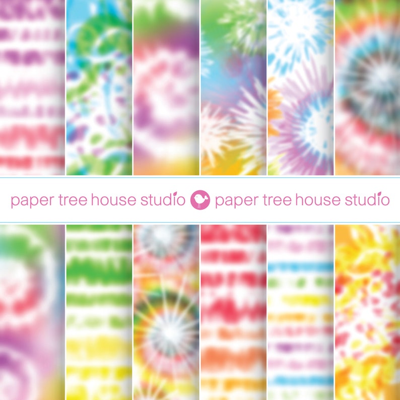 Tie Dye Digital Papers. Tie Dye Download. Bright Tie Dye. Digital ...
