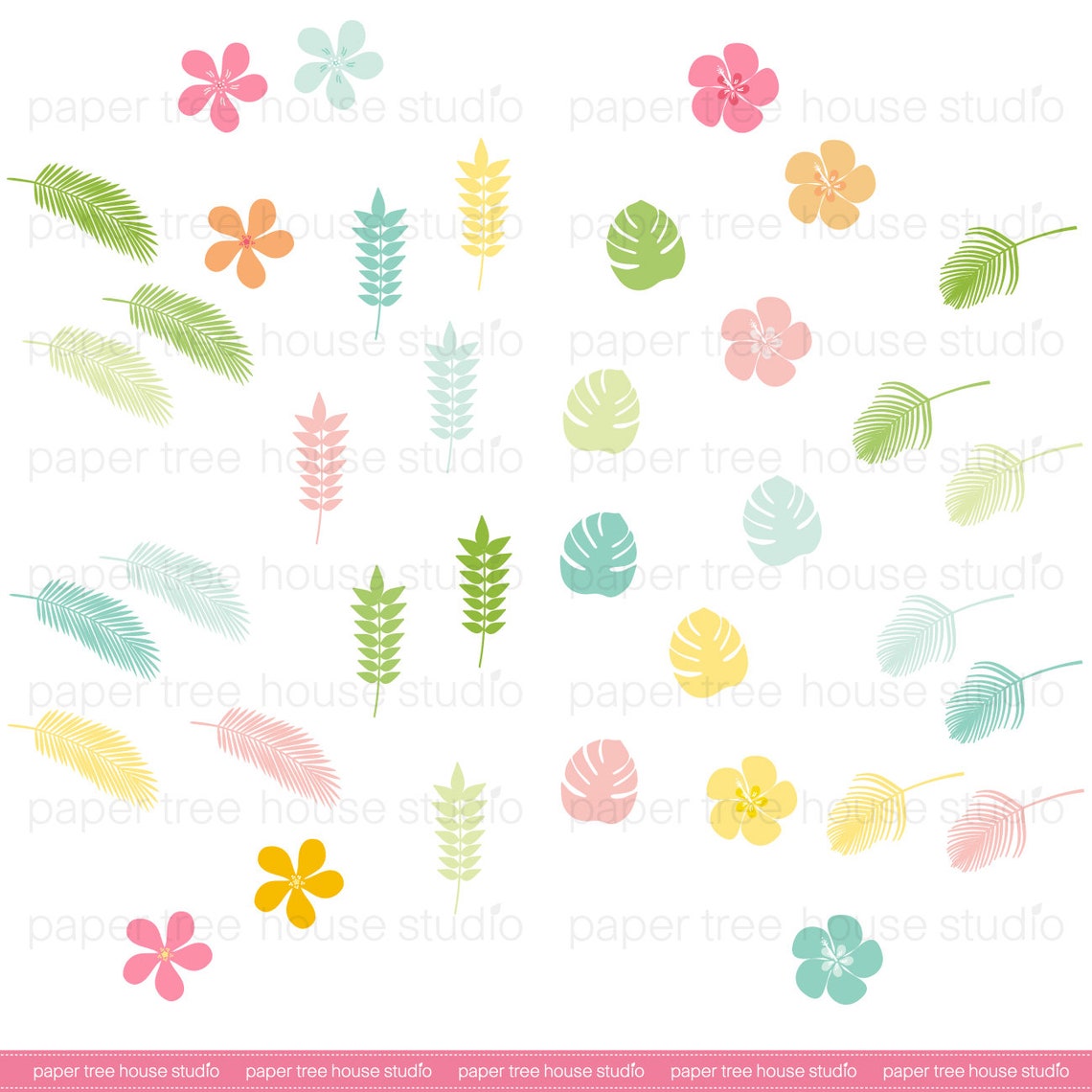 Flamingo Clip Art & Paper Bundle. Flamingo Clip Art. Flamingo - Etsy