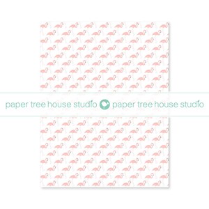 Flamingo Digital Paper. Pink Flamingo Print. Pineapple Paper. Flamingo ...