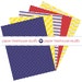 Nautical Digital Paper Set. Yellow Nautical Digital Paper. Navy Digital ...