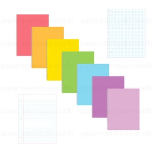 School Supplies Back to School Clip Art Set. Clip Art. Notebook ...