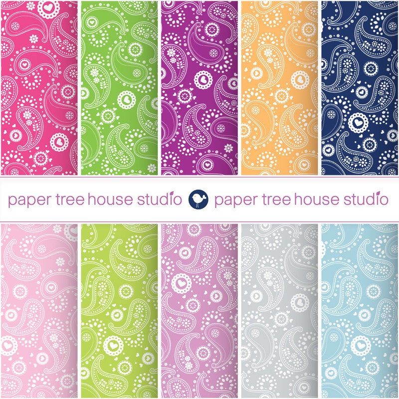 Paisley Paper - Etsy
