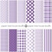 Purple Digital Paper. Purple Polka Dots Paper. Purple Plaid Digital ...