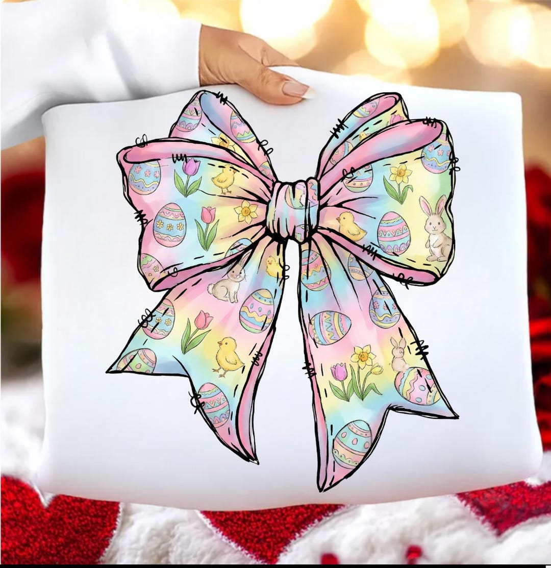 Easter Coquette Bow Png, Cute Coquette Bunny PNG, Easter Png, Happy ...