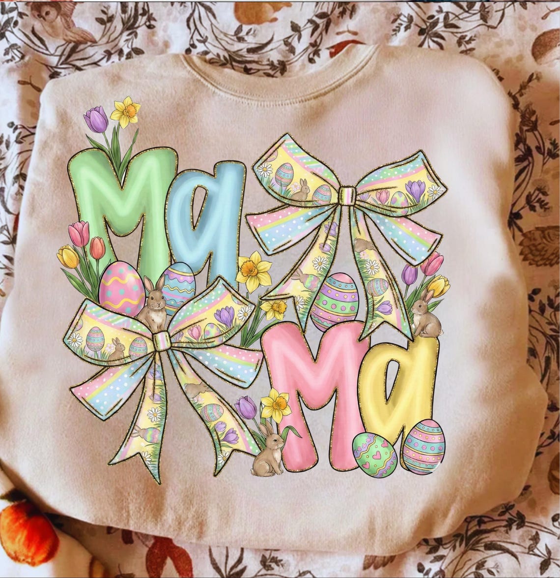 Preppy Mama Easter Png, Easter Mama PNG, Easter Bunny Png, Happy Easter ...