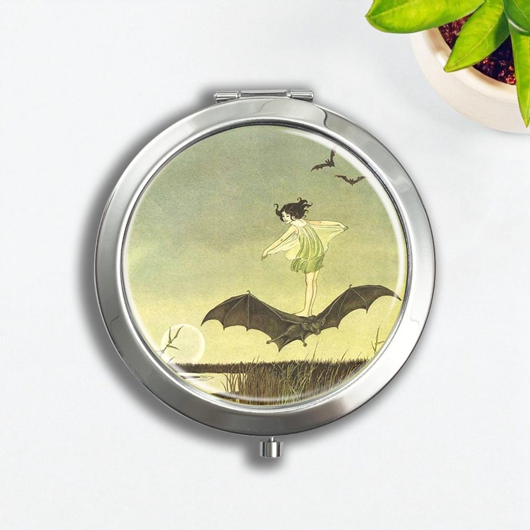 Fairy Riding Bat Mini Pill Box: Handmade Travel Medicine Storage - Etsy