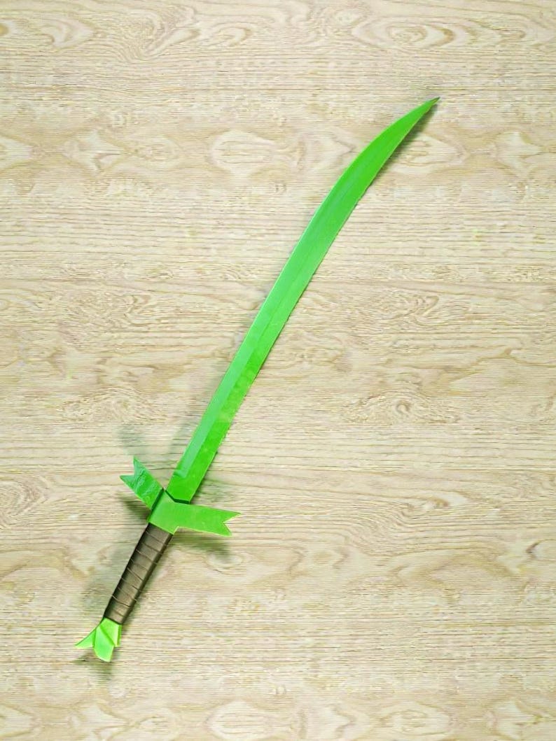 Handmade Grass Sword Replica, Fantasy Collectible, Home Decor - Etsy