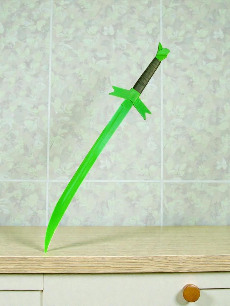 Handmade Grass Sword Replica, Fantasy Collectible, Home Decor - Etsy