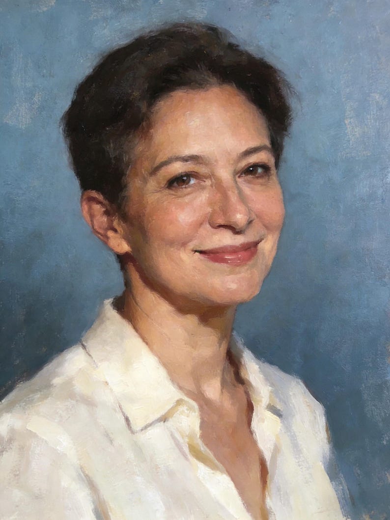 Warm Realistic Oil Portrait Commission - Custom Hand-painted Portrait ...