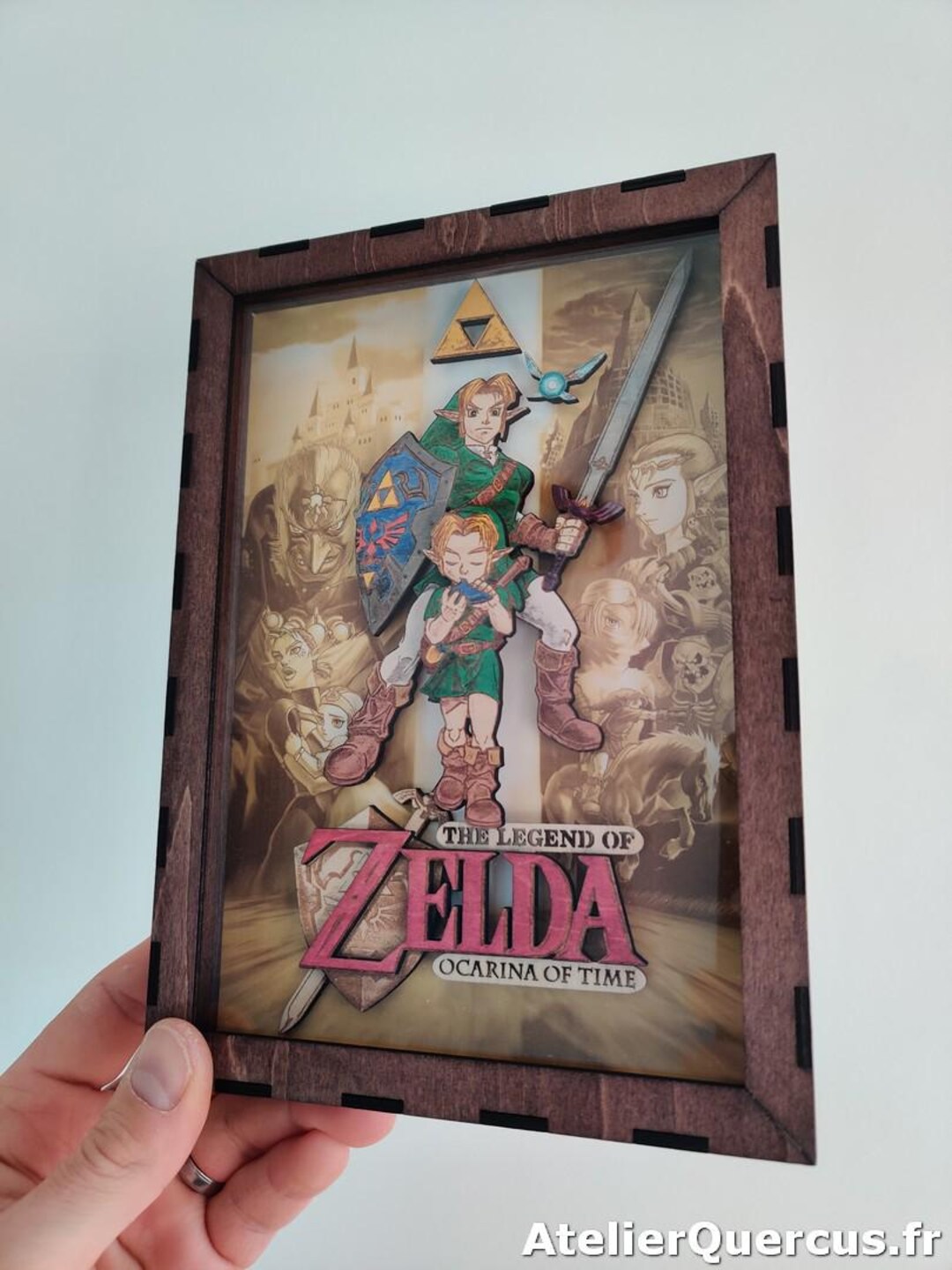 The Legend of Zelda OOT - Wooden Diorama Frame Model - Video Games - Etsy