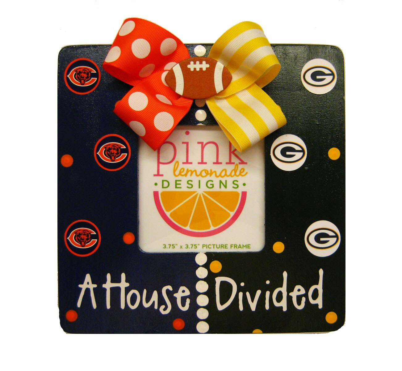 A House Divided Wood Handpainted Picture Frame Custom ANY Two - Etsy