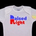 Raised Right Little Republican Funny Cute Political Baby | Etsy
