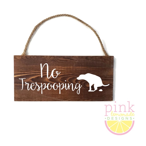 No Dog Poop Bag Sign