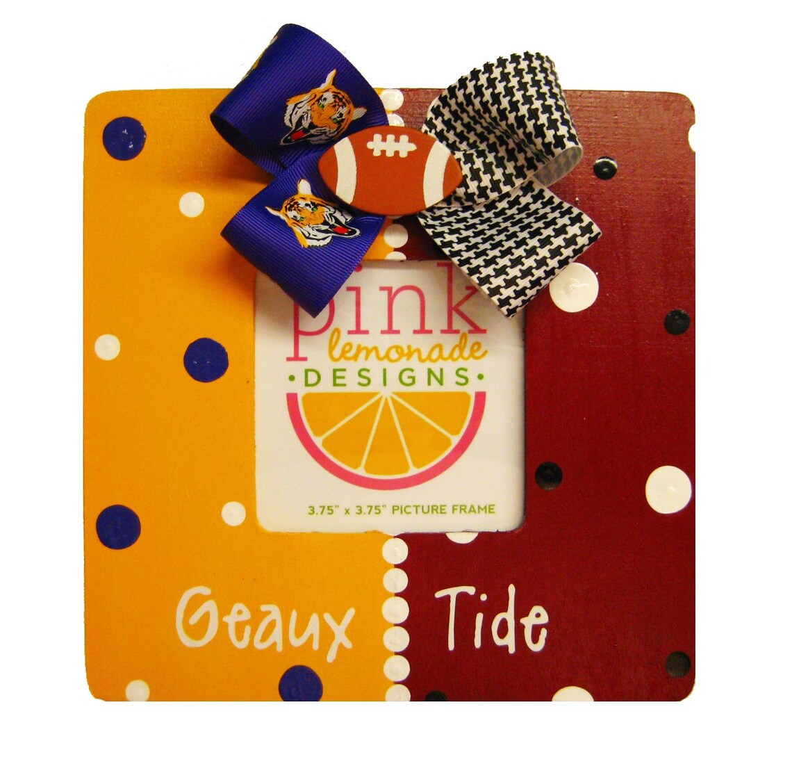 A House Divided Wood Handpainted Picture Frame Custom ANY 2 Teams - Etsy