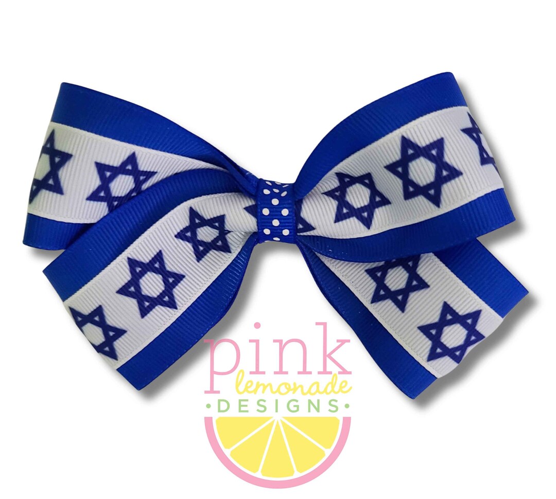 Israel Flag Ribbon Patriotic Football Futbol Soccer Israeli Jewish ...