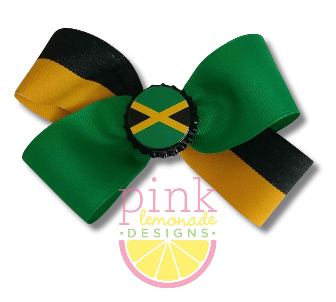 Jamaica Flag Ribbon Patriotic Football Futbol Soccer Jamaican Rock ...