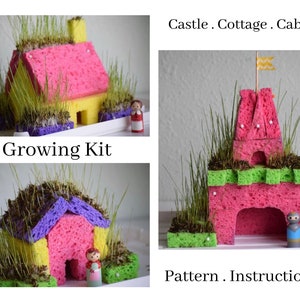 Growing Pattern - Castle, Cottage, Cabin - Etsy