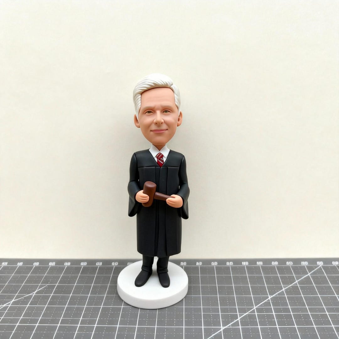 Personalized Judge Bobblehead With Hammer, Custom Figurine - Etsy