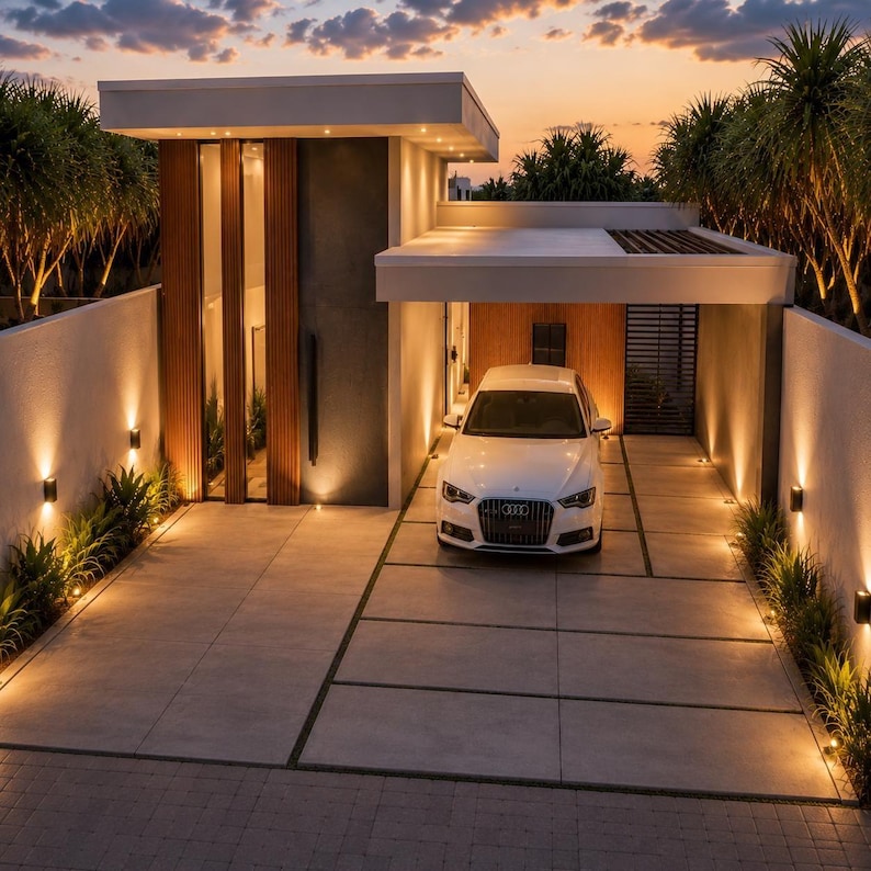 Modern House 7.5x30 PDF DWG Revit | Minimalist Architectural Plan ...