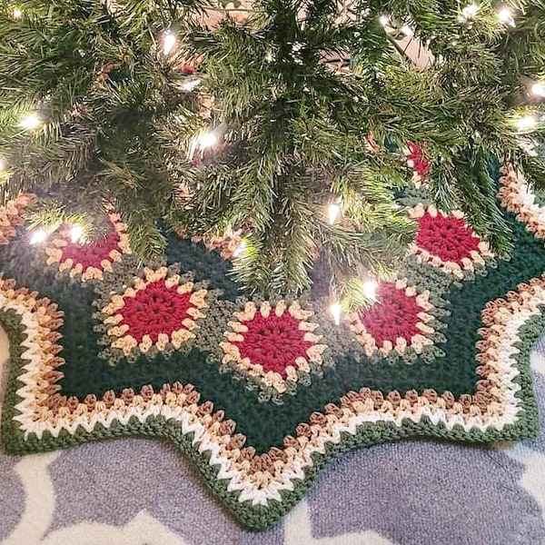 Granny Square Tree Skirt - Etsy