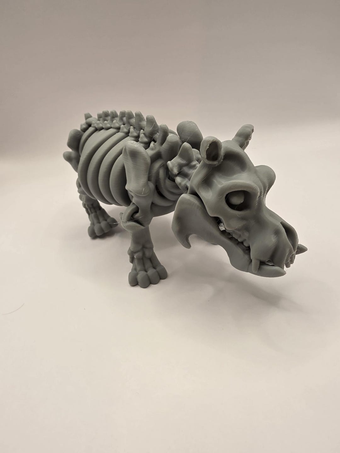 Flexible Articulated Skeleton Hippo Figure - Etsy