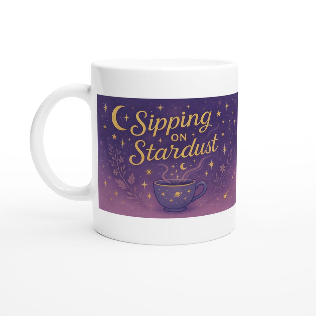 Celestial Mug – Sipping on Stardust Cosmic Coffee Cup - Etsy