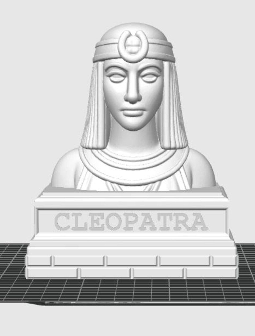 Buy Cleopatra Sculpture 3D Design STL File Online in India - Etsy