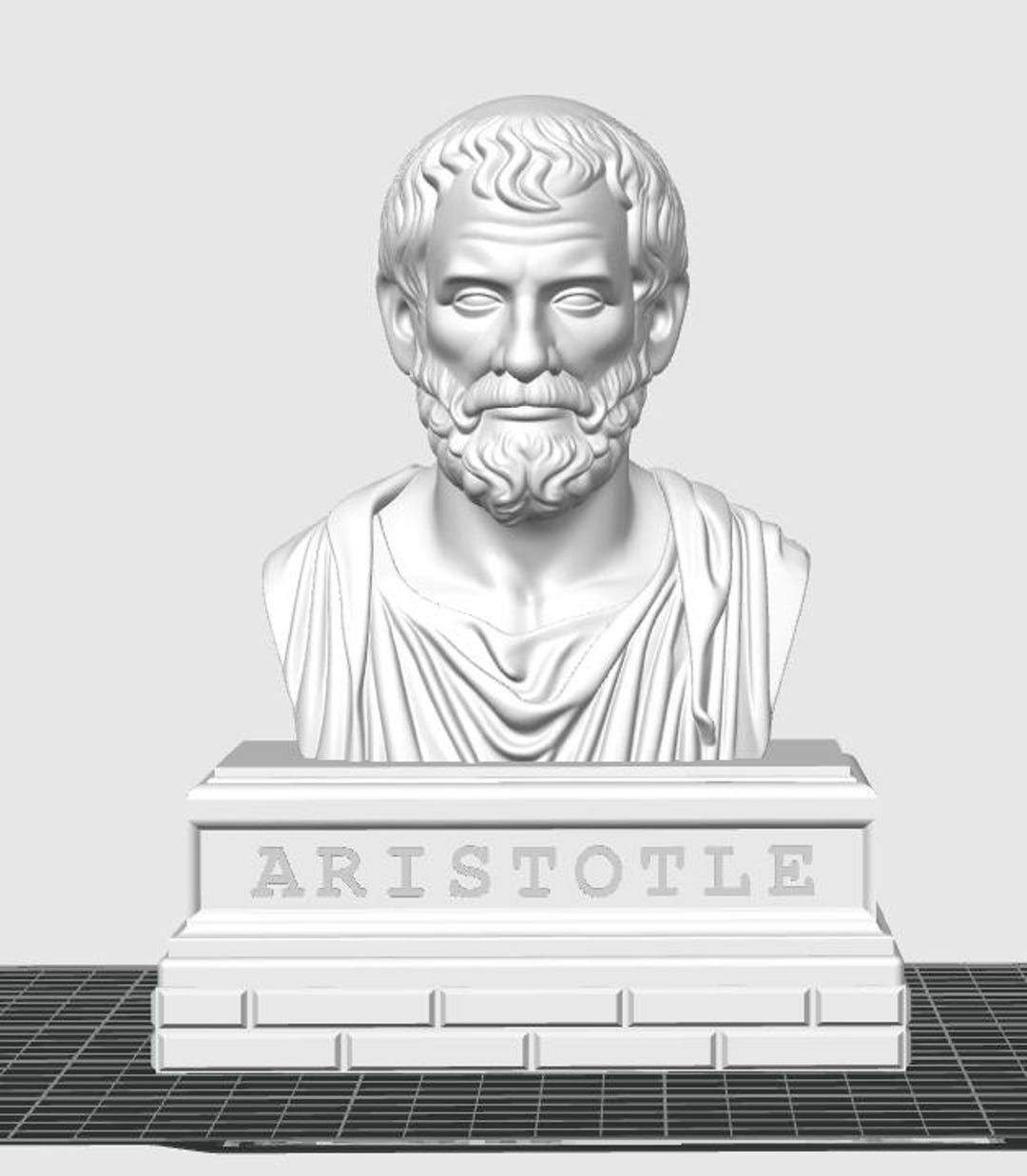 Aristotle Sculpture 3D Design STL File - Etsy