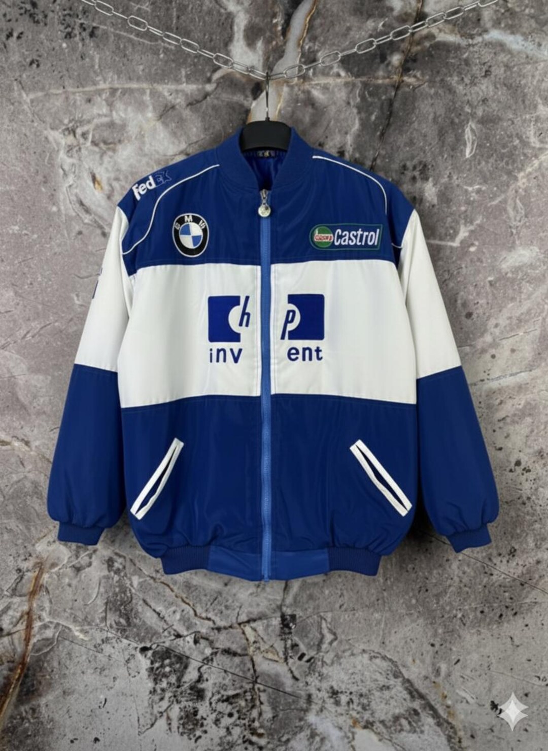 Vintage 90s BMW Racing Bomber Jacket: Y2K Motorsport Streetwear - Etsy