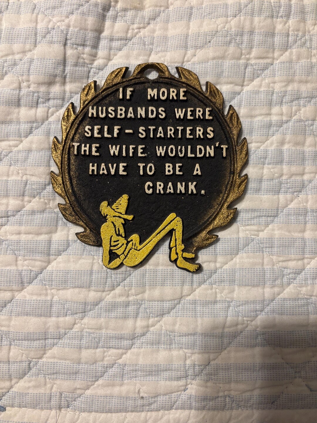 Metal Trivet Style Wall Decor With Funny Phrase - Etsy