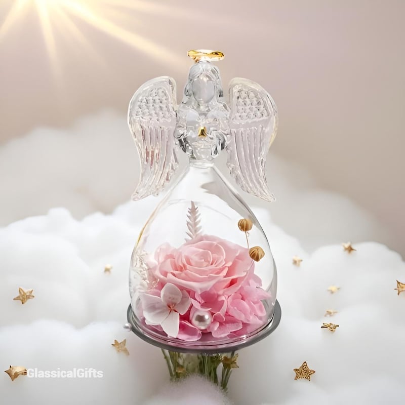 Light Blue Glass Figure - Etsy UK