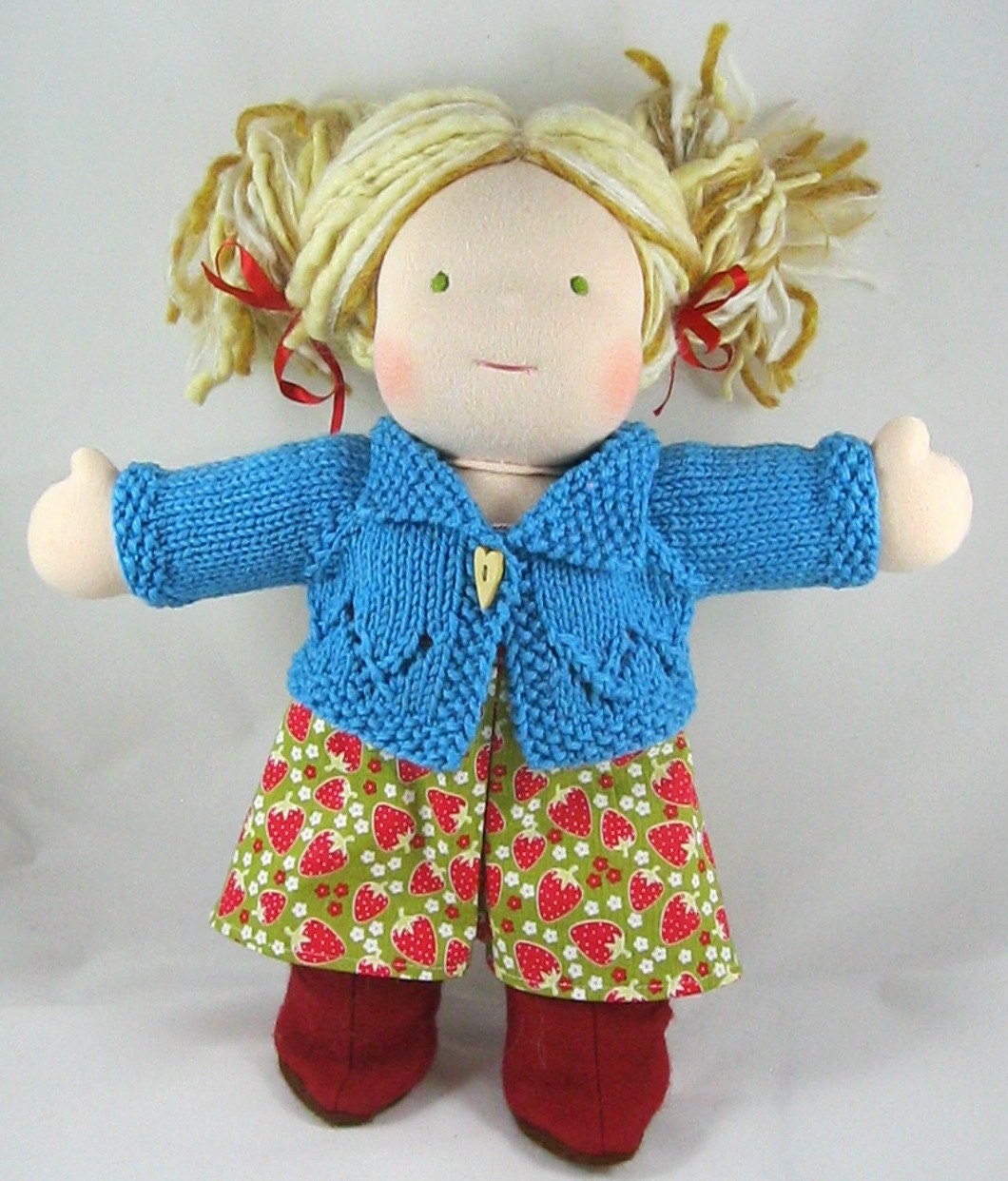Waldorf Doll Cardigan PDF Pattern - Etsy