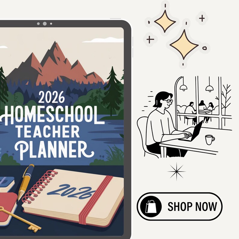 Homeschool Planner 2026 | Daily Checklist Lesson Plan Academic Schedule ...