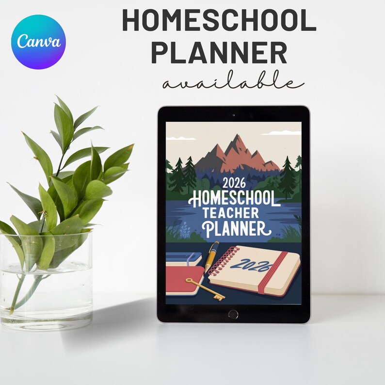 Homeschool Planner 2026 | Daily Checklist Lesson Plan Academic Schedule ...