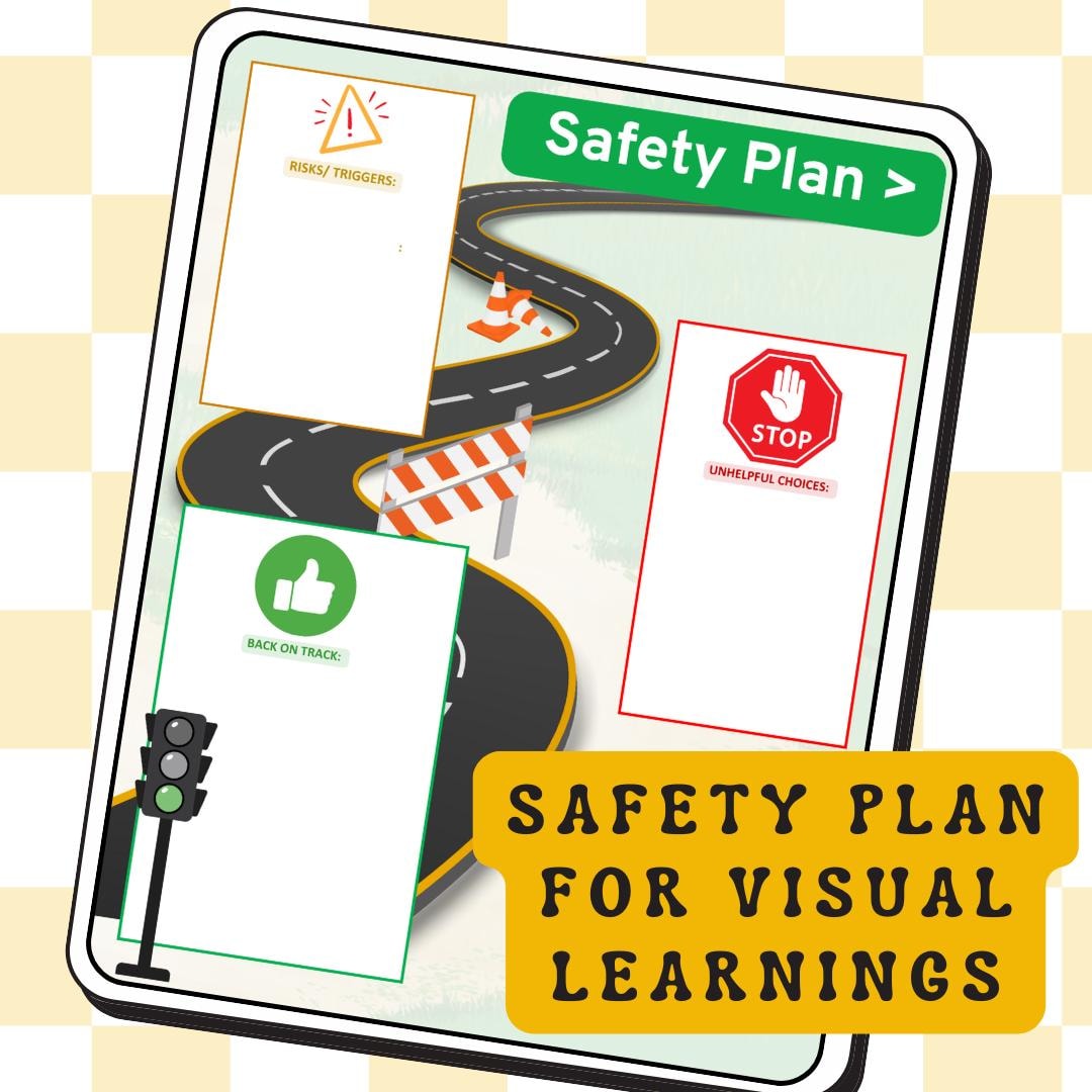 Safety Plan for Visual Learners - Etsy Australia